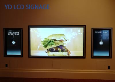 Cina riproduttore video LCD di pubblicità di lavagna interattiva di Digital di luminosità 450cd/m2 in vendita