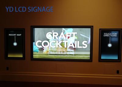 Cina riproduttore video LCD di pubblicità di lavagna interattiva di Digital di luminosità 450cd/m2 in vendita