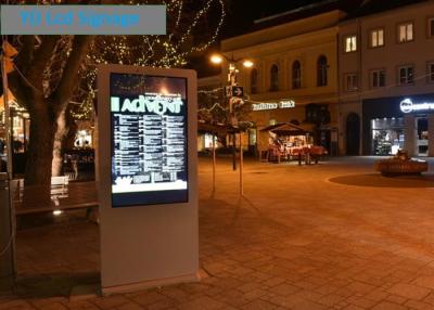 Cina Impermeabilizzi la risposta LCD all'aperto del riproduttore video 6ms del ″ della stazione 65 di Android WIFI del totem del contrassegno in vendita