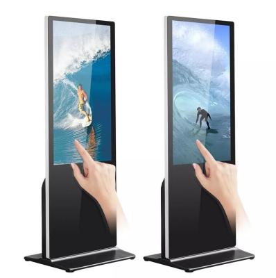 Cina Esposizione LCD del pavimento di tocco diritto a 43 pollici di pubblicità con la rete Wifi 3G per il negozio e la Banca in vendita