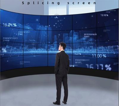 Cina Video monitor dell'interno a 55 pollici dell'affissione a cristalli liquidi della parete di 3x3 1920*1080 in vendita