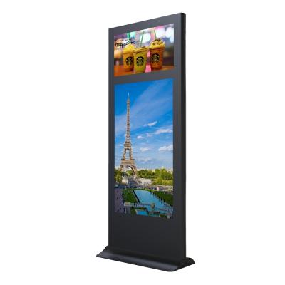 Cina Pavimento portatile di pubblicità dell'interno di definizione del chiosco LCD alto che sta il contrassegno di Digital in vendita