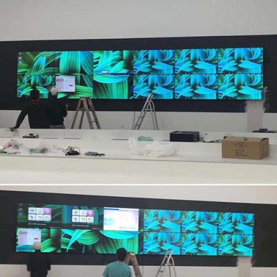 China 49“ 178° 1.8mm die Vatting 3x3 Lcd videomuur adverteren Te koop