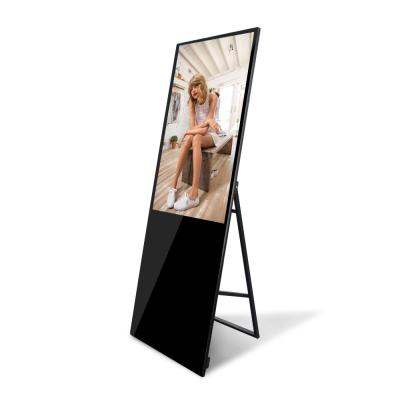 China Populaire binnen 43 Duim Draagbare Uiterst dunne Lcd Affiche Reclamekiosk Te koop