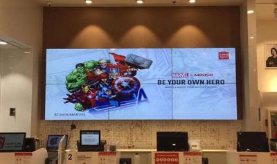 Cina Parete LCD dei pidocchi a 55 pollici originali del LG HD 500 video con supporto idraulico in vendita
