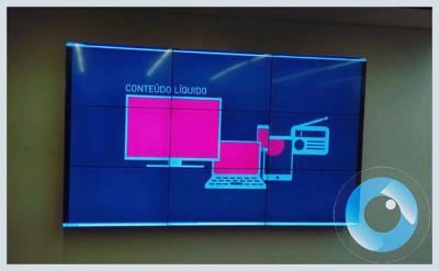 China Painel original de Samsung LG tela video da propaganda da parede do LCD de 55 polegadas com HDMI à venda