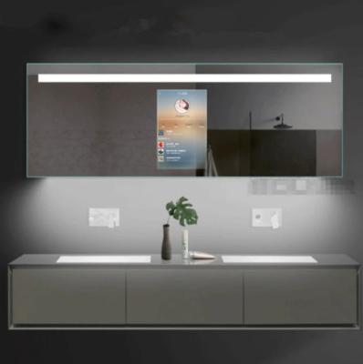 Cina Schermo LCD dello specchio del sensore automatico astuto decorativo dell'interno fissato al muro dell'esposizione per la toilette in vendita