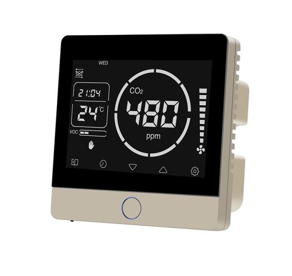 Quality Smart Digital Ventilation Controller With Touch Key Control Real Time Air Quality Monitoring for sale