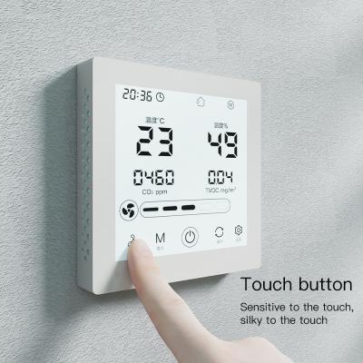 China HVAC Smart Controller with Real-time Air Quality Display and Multi-Level Fan Speed Adjustment for Intelligent Ventilation for sale