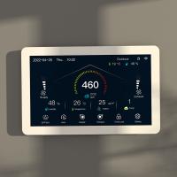 China 7 Inch Smart Fresh Air Ventilation Controller with Touchscreen Display Multi Sensor Integration for WiFi Remote Control for sale