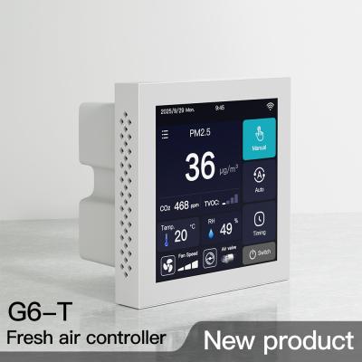 China 4 Inch Smart Ventilation Controller with Real Time Monitoring Three Speed Fan WiFi Connectivity for sale