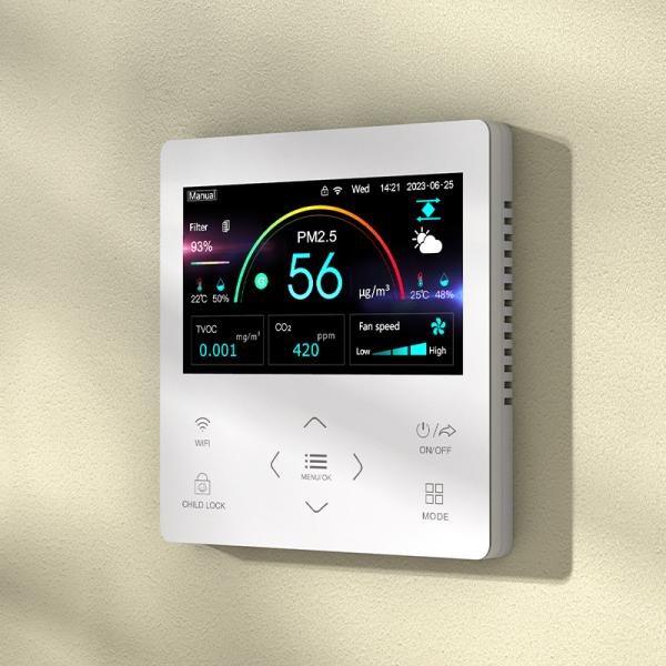 Quality 4.3 Inch LCD Color ERV Smart HVAC Controller With Ventilation System Parts Management Solution for sale
