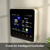 China 4.3 Inch Smart Air Quality Ventilation Controller with App Control Sensor Integration Demand Controlled Ventilation for sale