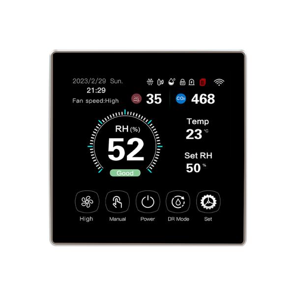 Quality All In One Fresh Air & Dehumidifier Smart Controller With PM2.5 CO2 Sensor for sale