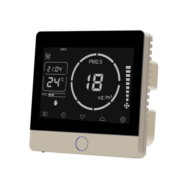 Quality Intelligent HVAC Fresh Air Controller With Touch Button Operation Direct Fan for sale