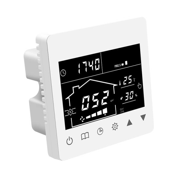 Quality Intelligent HVAC Fresh Air Controller With CO2 VOC Monitoring Fan Speed Control for sale