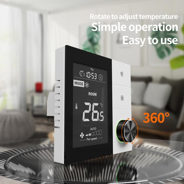 Quality Programmable Temperature Controller With Knob Control For Commercial HVAC for sale