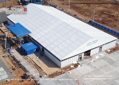 China Big clear span outdoor event tent, 40X70M Large Flame Retardant Durable Tent for Medical waste disposal center for sale