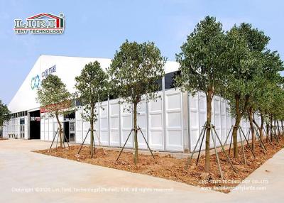 China Big clear span aluminum and PVC tarpaulin waterproof emergency army military hospital quarantine medical isolation tent for sale