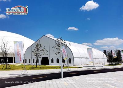 China High Quality PVC TFS curve large aluminium and PVC marquee tent for football field for outdoor sports for sale