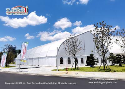 China Curved Tent All Tent Temporary Chapiteau Curved Roof Structures Hall Tent, 15x30m Tent Curve Outdoor Aluminum Event tent for sale