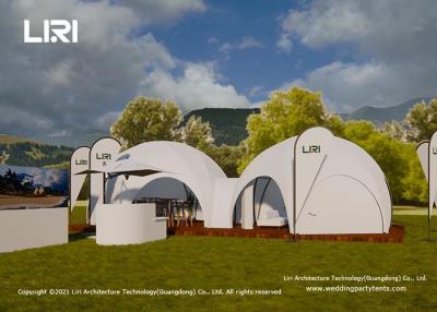 China Outdoor Event Crossover Dome Tent Petaloid Ambulacra Dome Tent for sale