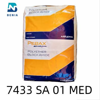 China Arkema Pebax 7433 SA 01 MED Thermoplastic Elastomer Medical Application Virgin Pellet All Color for sale