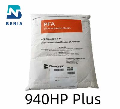 China Dupont PFA 940HP Plus Perfluoroalkoxy PFA Virgin Pellet Powder For Semiconductor for sale