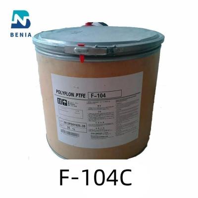 中国 DAIKIN PTFE POLYFLON F-104C ポリテトラフッロエチレン PTFE 新鮮なペレット粉末 ストック全色 販売のため