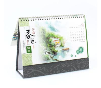 China 2018 calendar printing company, printing factory, calendar note printing, China printing factory for sale