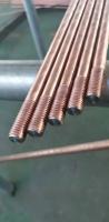 China Copper Bonded Earthing Electrode Raw Material 16mm with Thread for sale