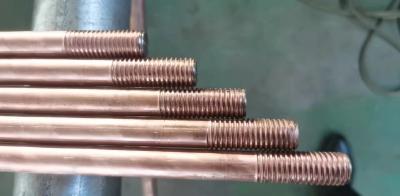 중국 틈새 구리 사로잡힌 강철 그라운딩 로드를 위한 한 미터 16 밀리미터 접지 막대 판매용