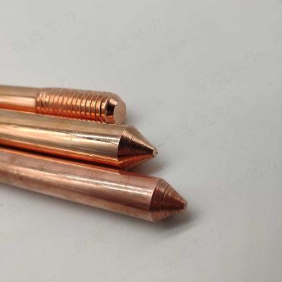 중국 나선부 카퍼본드 접지 막대 스크루는 그라운딩 로드 집회 5ft를 다른 금속을 입혔습니다 판매용