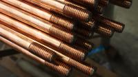 China Customized Copper-Plated Grounding Rods with 0.254 mm Copper Thickness for Grounding Performance for sale