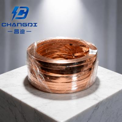 China Maintenance-Free Copper Bonded Earthing Strip for Utility Applications for sale