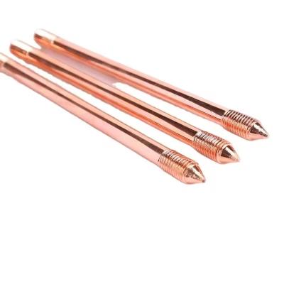 China Copper Bonded Earth Rod for Transmission Line and Grid Grounding for sale