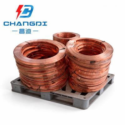 China Corrosion Resistant Copper Clad Flat Steel Conductor for sale