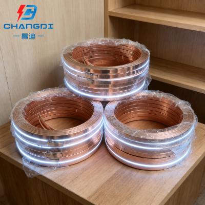 China Copper Clad Flat Bar for Transmission Line Grounding for sale