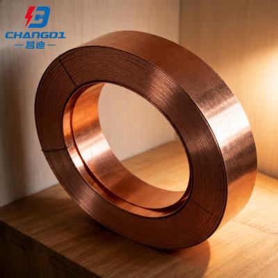 China Custom Size Copper Bonded Steel Flat Strip Manufacturer for sale
