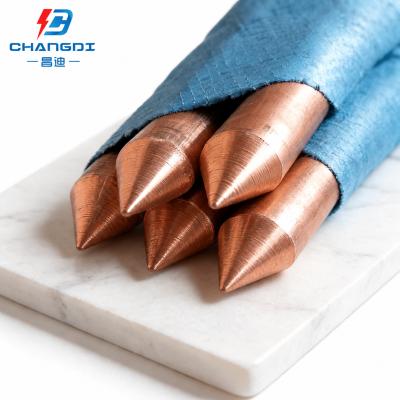 China High Purity Copper Coated Ground Rod for Power Utilities for sale