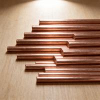 China Copper Bonded Electrical Ground Bar Rod with Precision Threads for sale