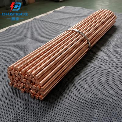 China Copper Clad Steel Ground Penetration Electrode 2400mm Length for sale