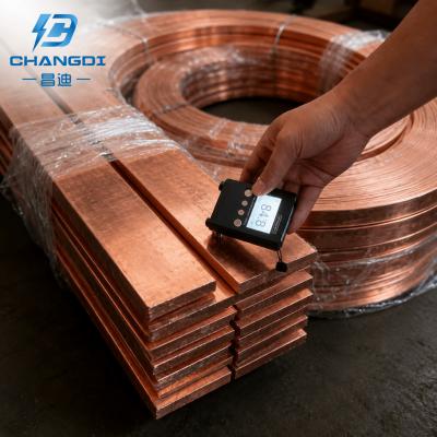 China Durable Copper Clad Flat Steel for Outdoor Earthing for sale