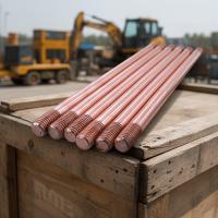 China Copper Bonded Grounding System Rod with Enhanced Mechanical Strength for sale