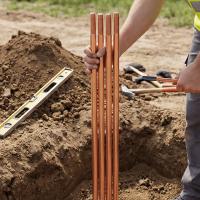 China Copper Bonded Grounding System Rod with Enhanced Mechanical Strength for sale