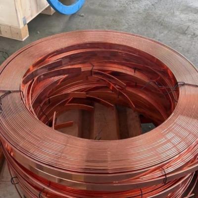 China Copper Clad Steel Flat Bar with Advanced Copper Steel Bonding Technology for sale