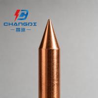 China Copper Clad Steel Grounding Electrode for Electrical Earthing Projects for sale
