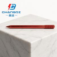 China Copper Clad Steel Grounding Electrode for Electrical Earthing Projects for sale