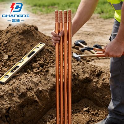 China Custom Copper Bonded Rod Diameter 12.7mm–20mm Available for sale