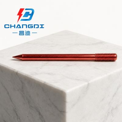 China Copper Coated Steel Electrical Ground Stake for Construction Projects for sale